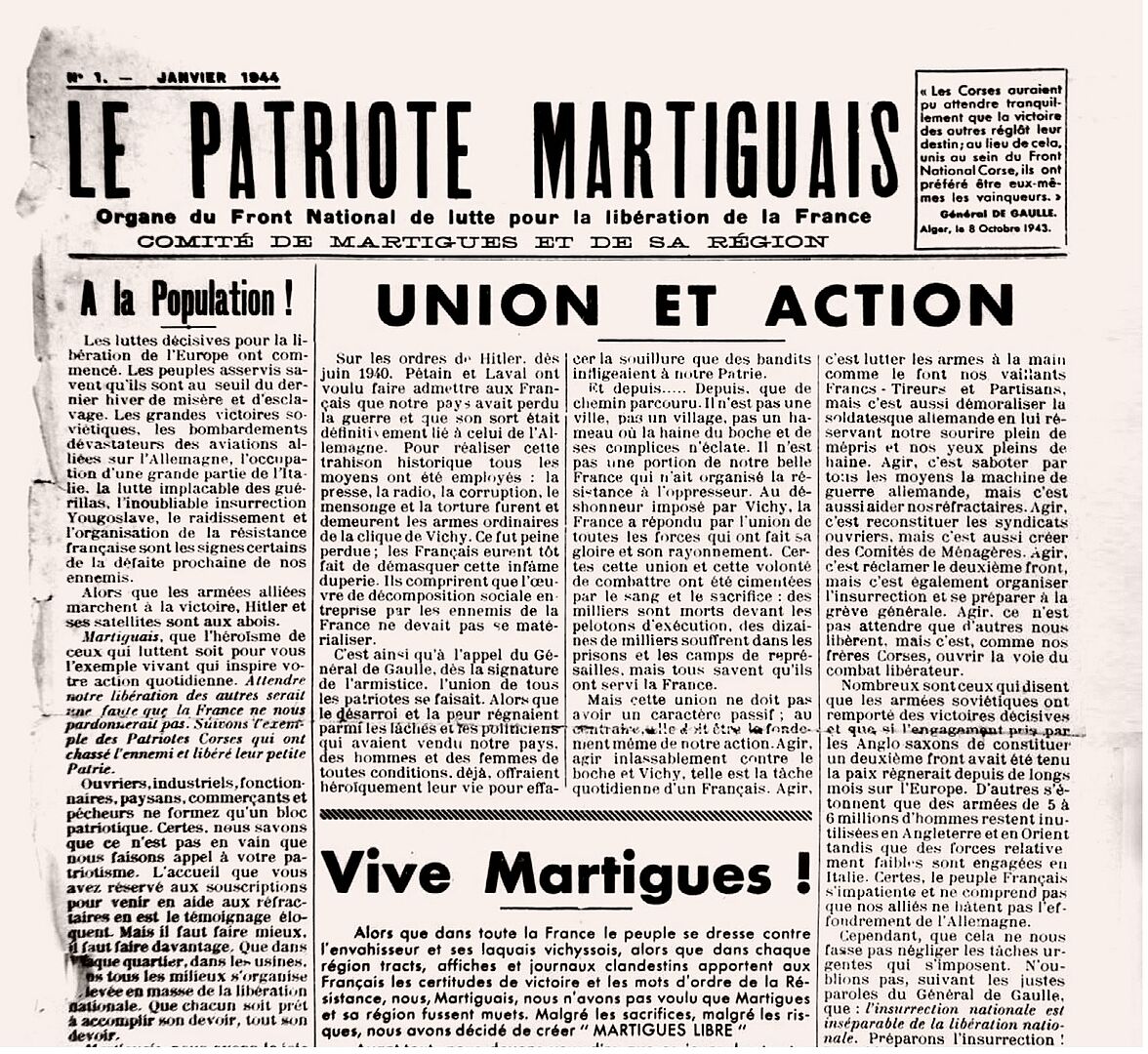 De la Seconde Guerre mondiale à nos jours - Martigues Bouge